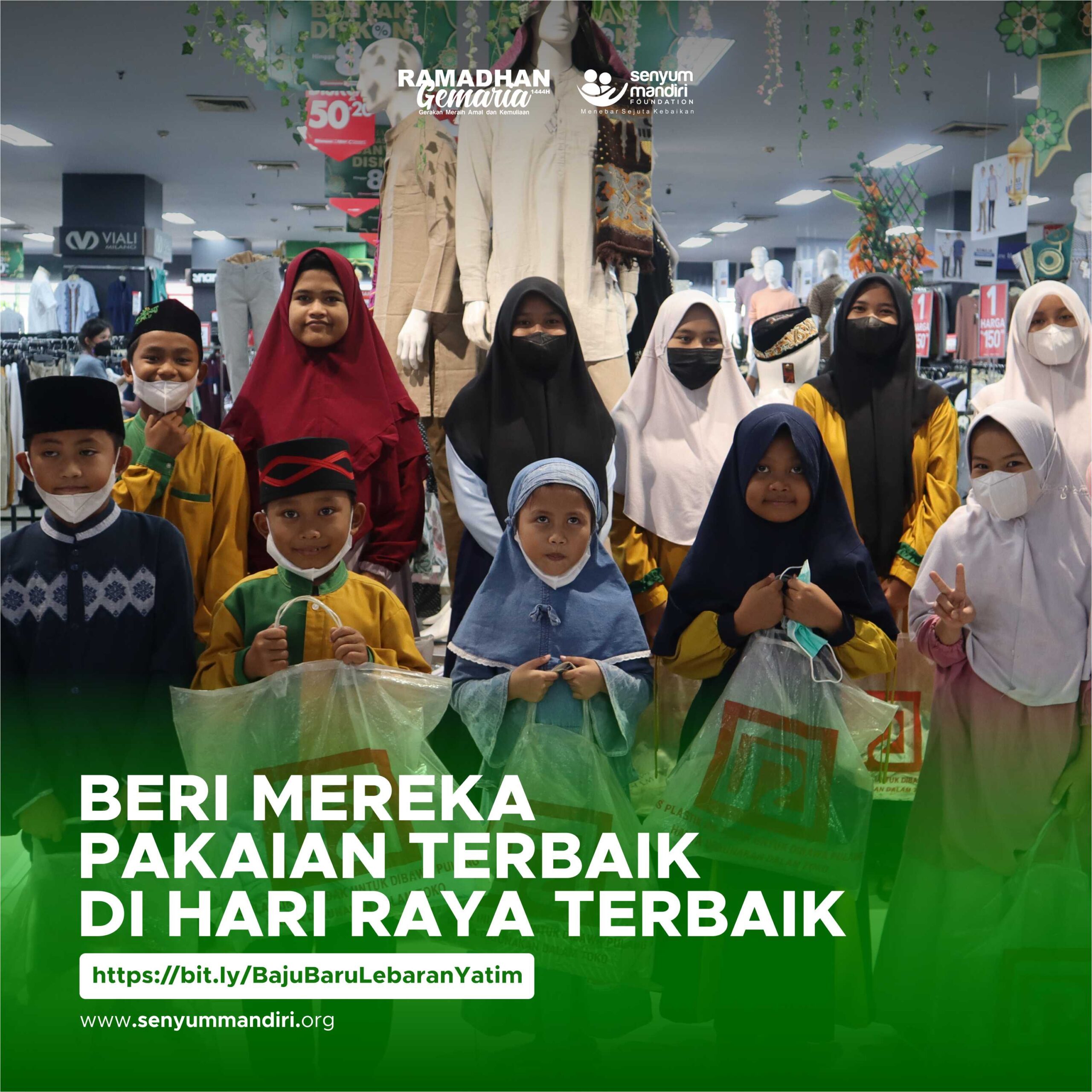 Program Baju Lebaran - Senyum Mandiri Foundation